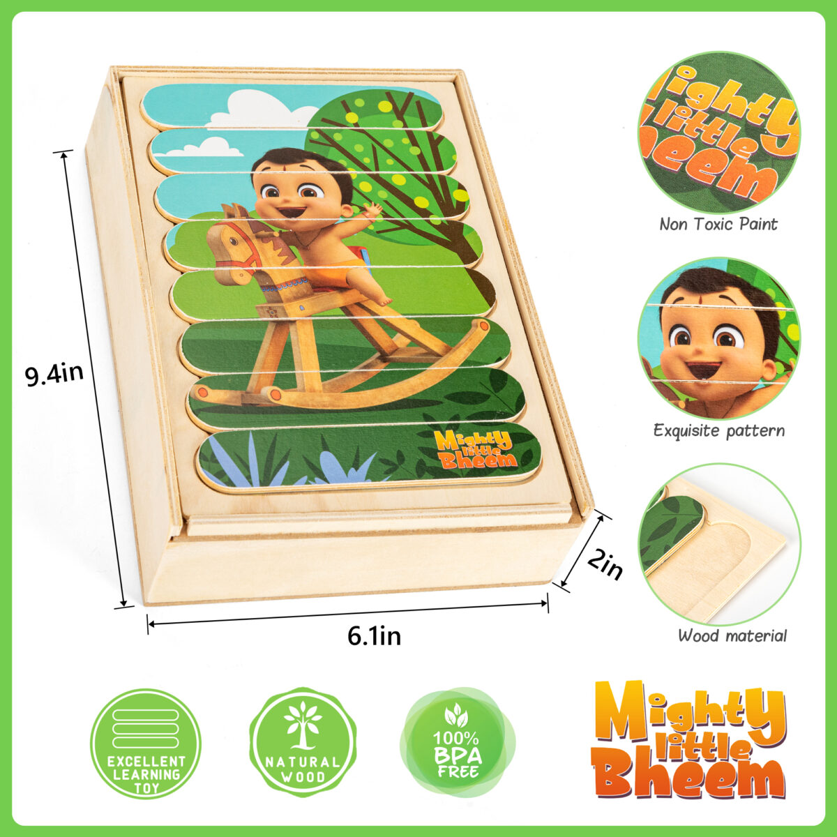 Wooden Educational Puzzle Sticks – Play It All Forward